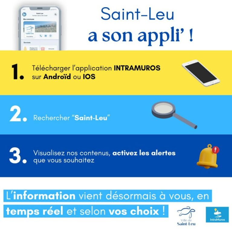 Saint-Leu dévoile sa nouvelle application mobile “Intramuros”