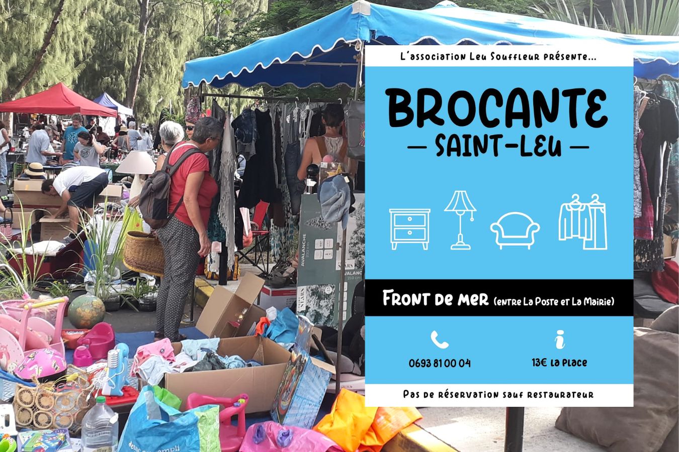 Brocante de Saint-Leu le dimanche 12 mai 2024 - Saint-Leu