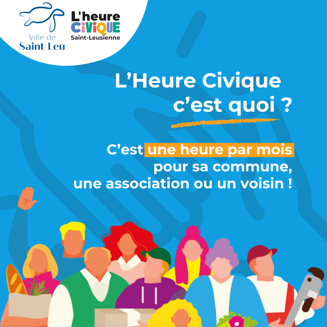 Saint-Leu lance L’Heure Civique : une heure par mois pour aider sa ...
