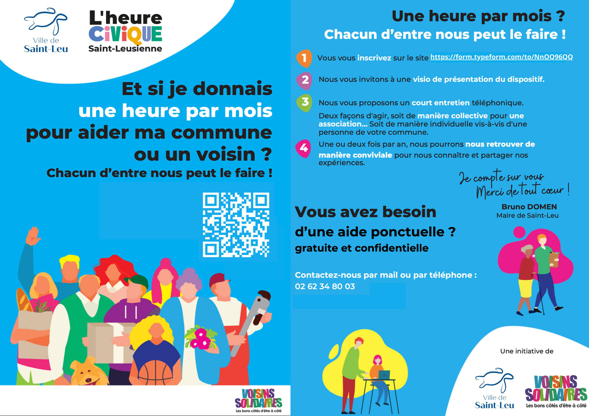 Saint-Leu lance L’Heure Civique : une heure par mois pour aider sa ...
